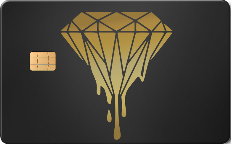 Melting Diamond – Metal Card